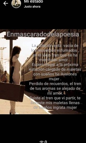 Poema "La estación " por Enmascaradodelapoesia | Poematrix